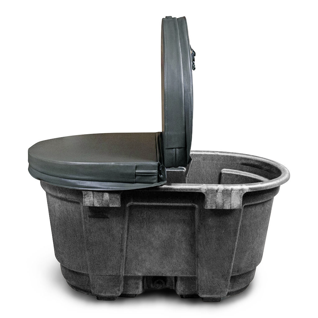 Plunge Crafters Insulated Stock Tank Cover - 100 Gallon - Gray