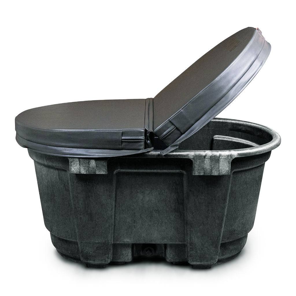 Plunge Crafters Insulated Stock Tank Cover - 100 Gallon - Gray